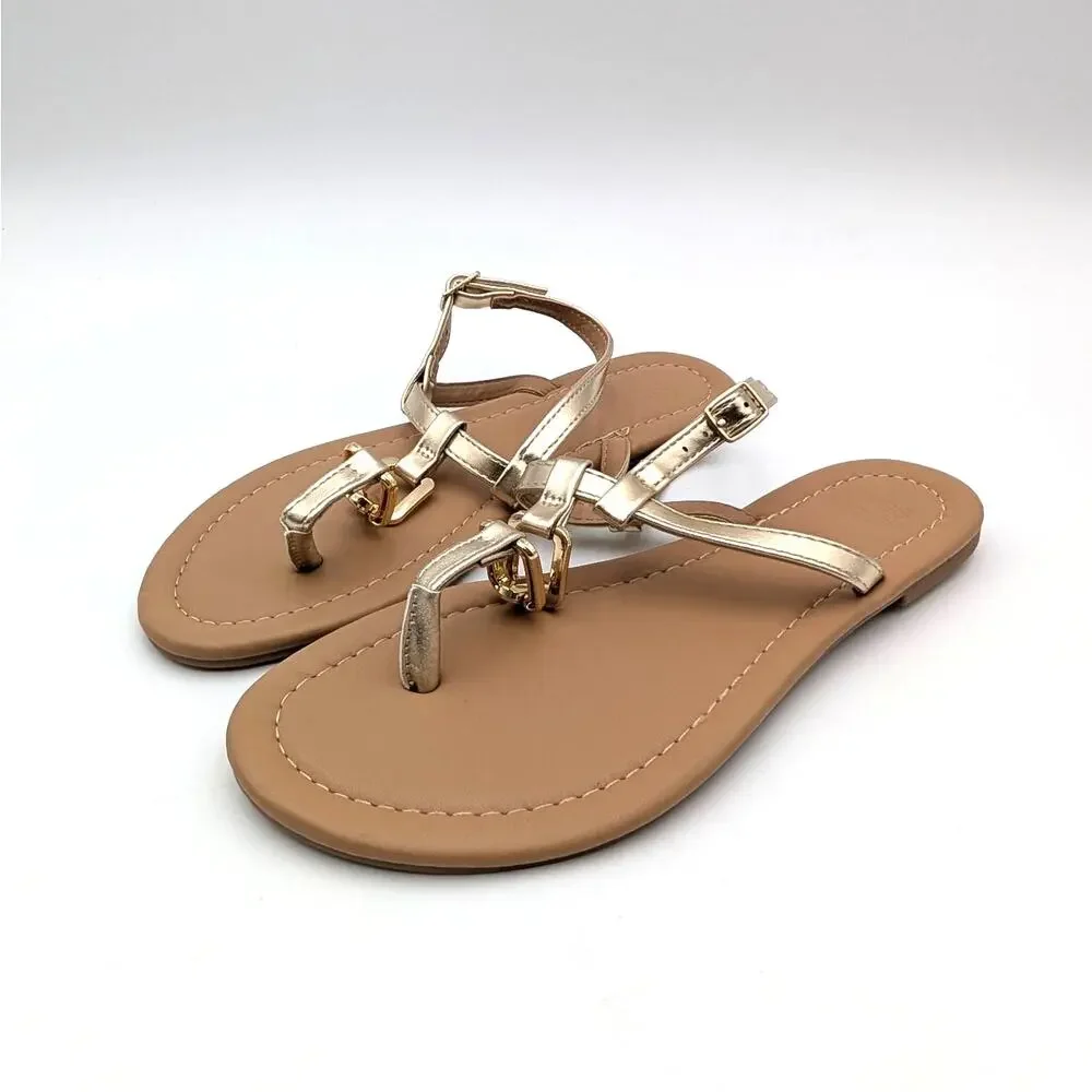 ASOS | Shoes | Asos Design Fortune Hardware Sandals Open Toe Womens ...